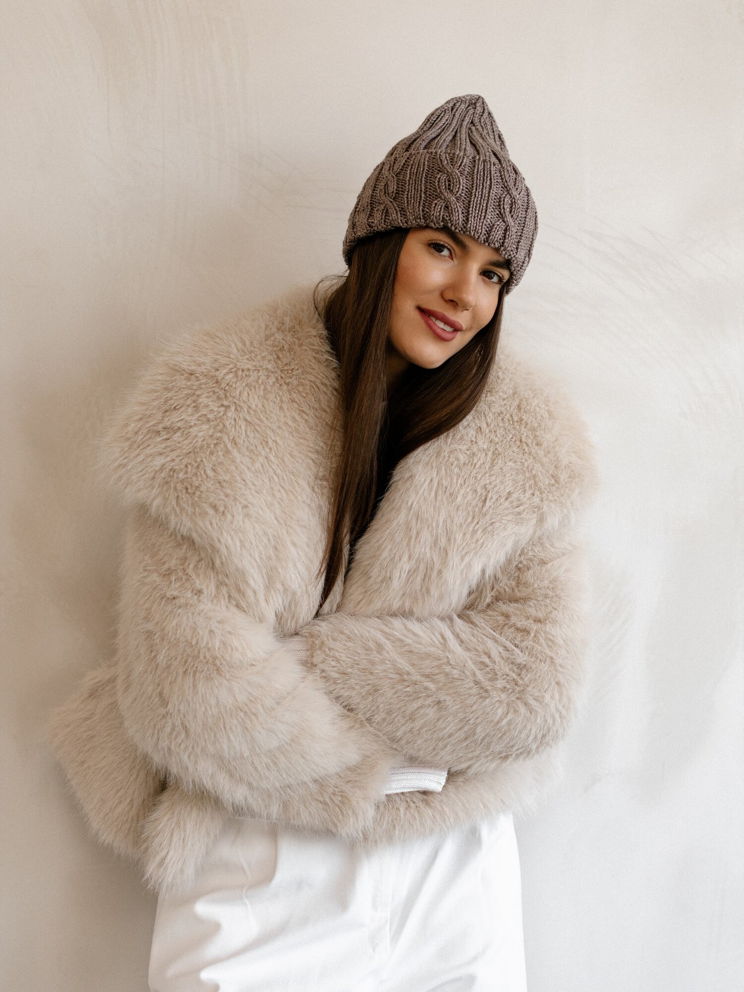 Шапка-бини для женщин