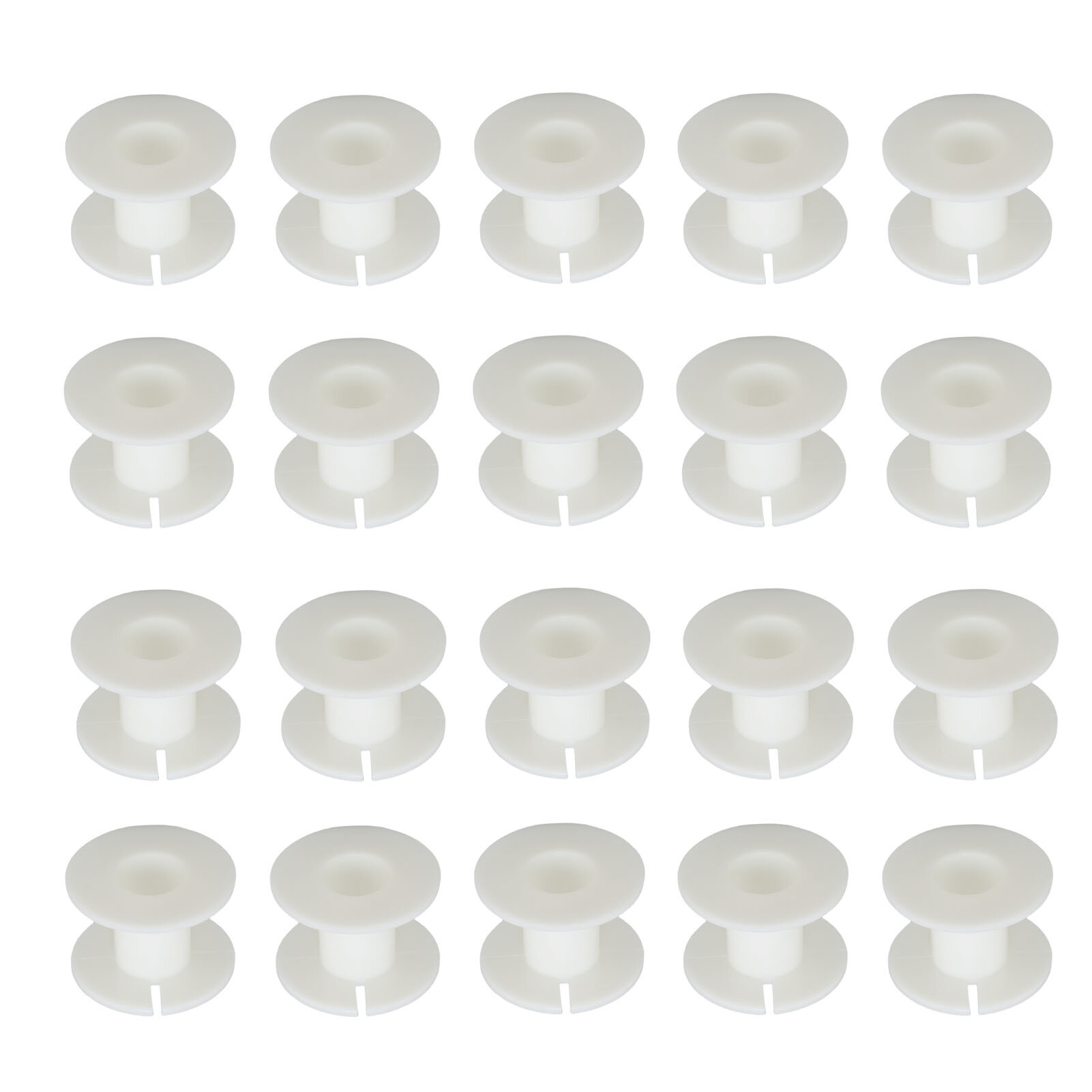 20 шт. Пластиковые пустые проволочные катушки 39 мм ABS Пустые штулки.