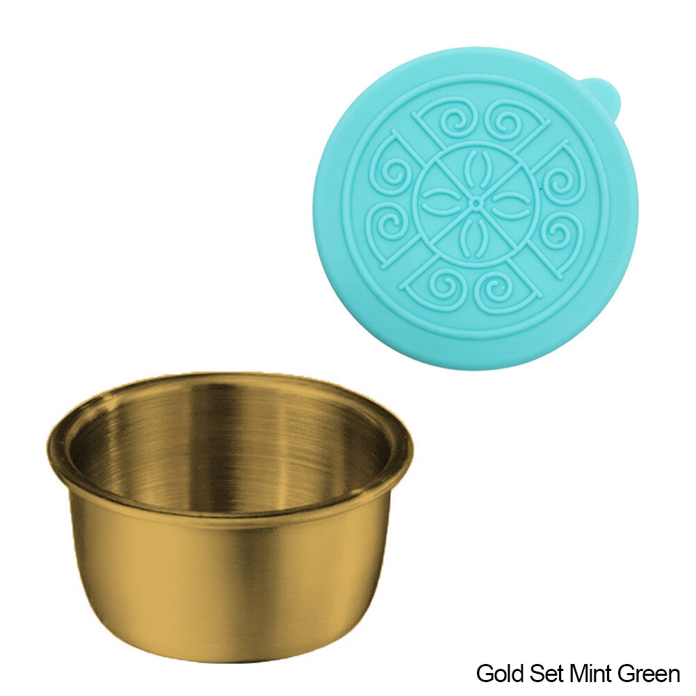 Компактный контейнер из нержавейки для соуса, герметичный ланчбокс для детей, пикников, походов и на каждый день