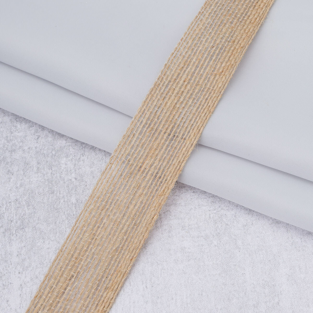 Тесьма декоративная джутовая, ширина 3 см, длина 20 метров, 1 штука