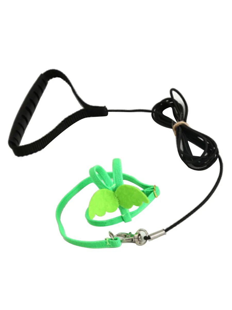 Поводок для домашних птиц Эластичная шлейка для летающих
