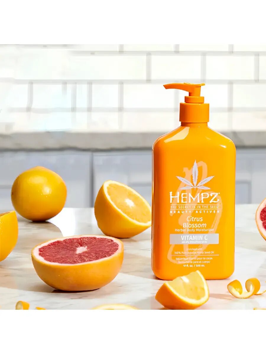 Hempz Молочко для тела c витамином С Цветок лимона Beauty Actives Citrus Blossom Moisturizer, 500мл