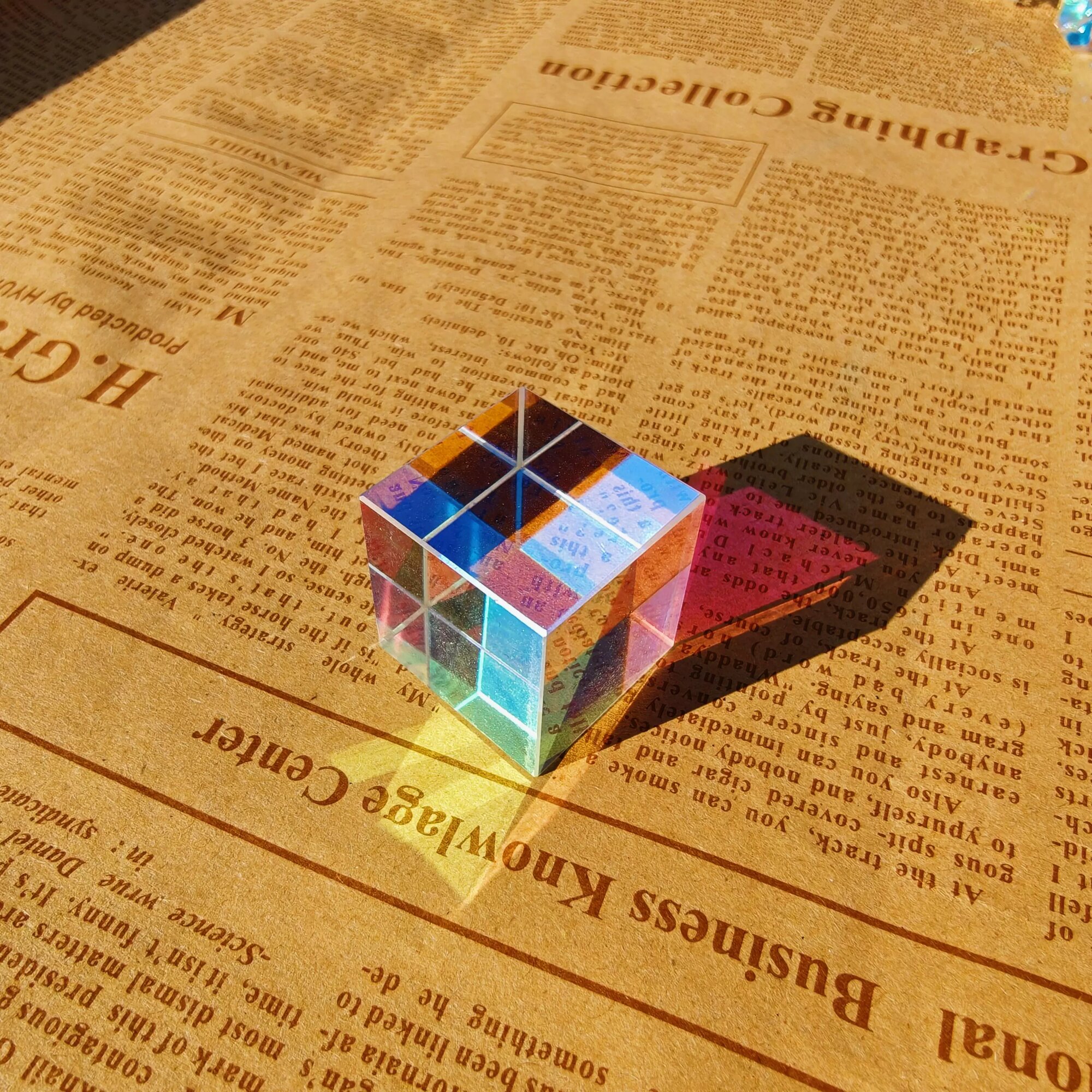 Калейдоскоп-четырехмерный куб-ловец солнца, волшебный куб, призма для комбинации цветов, снятие стресса, детская