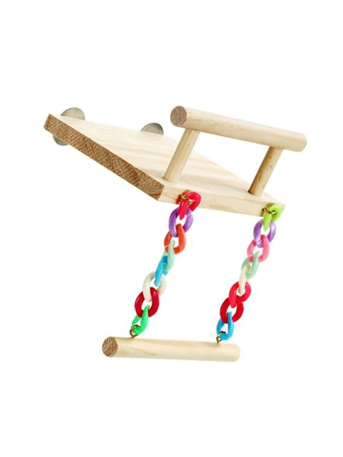 Птичий гамак Шлифовальные Когтеточки Качели Подставка для попугаев Conure Budgies Игрушка