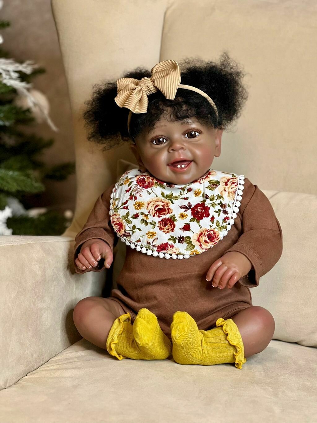 Кукла Реборн мягконабивная 60 см в пакете