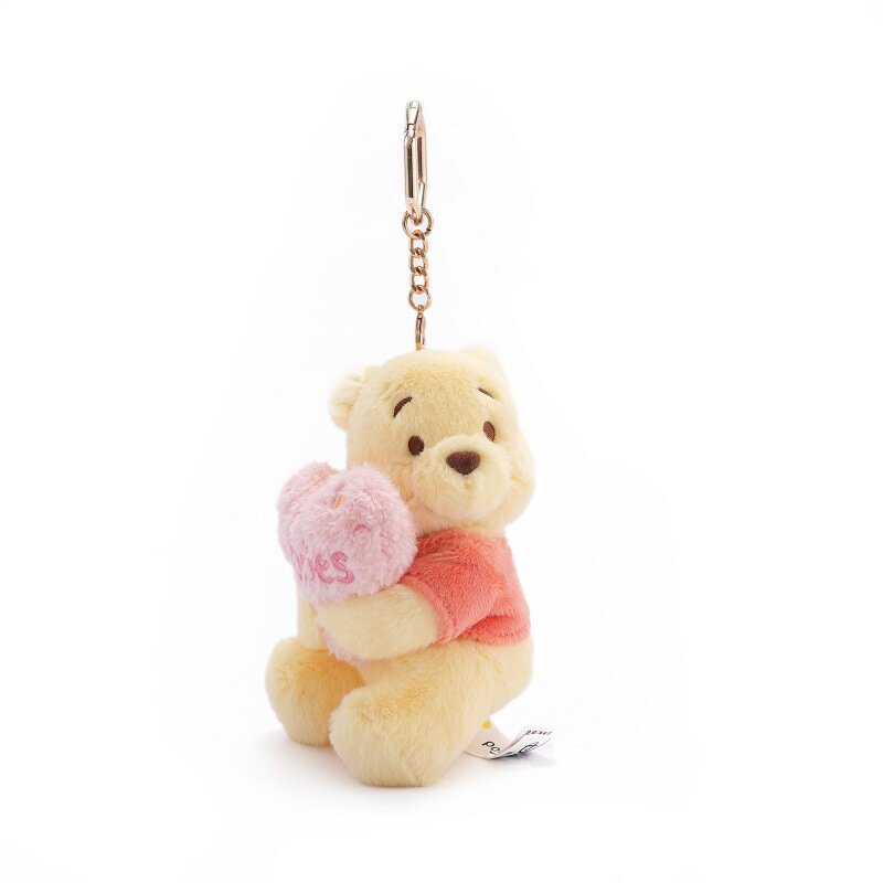 Настоящий подвесной кукла Диснея Пух Пух Винни Пух брелок Пятачок Иа Тсум Тсум сердечный плюшевый игрушка