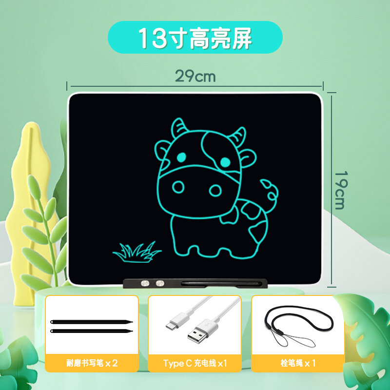 Перезаряжаемый 13inch-24inch LCD планшет для письма, электронная доска для рисования, LCD планшет для рисования, маленькая доска для рисования
