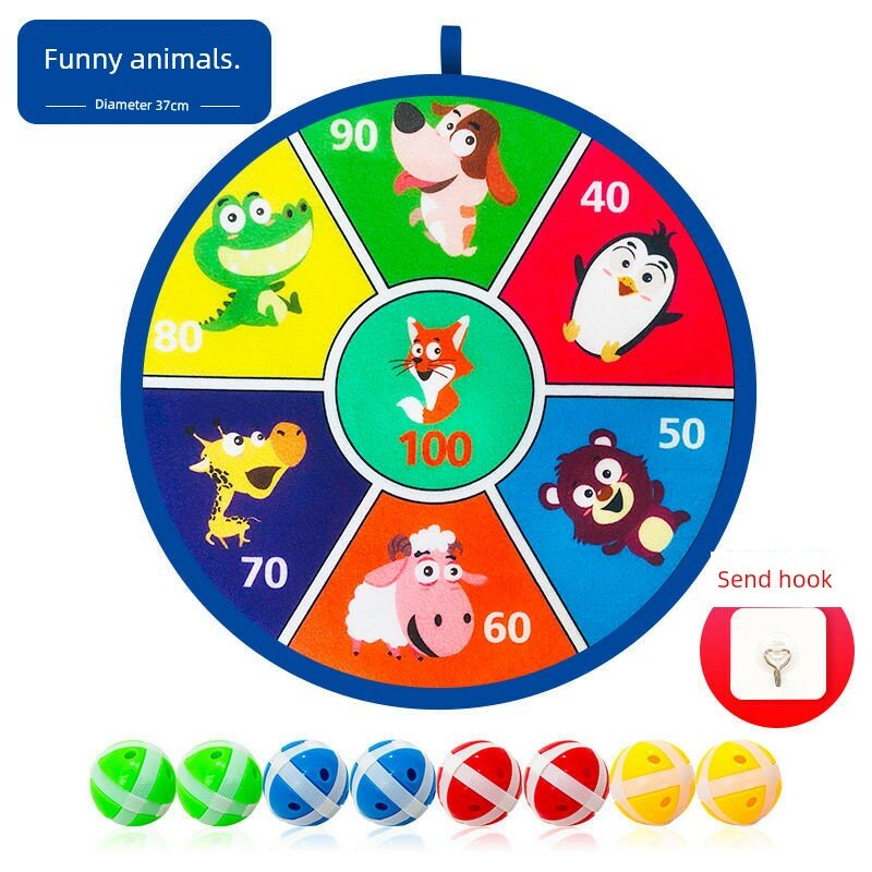 Детская игрушка: мишень для метания мячей с присосками, интерактивная игра для родителей и детей, спортивная игра для