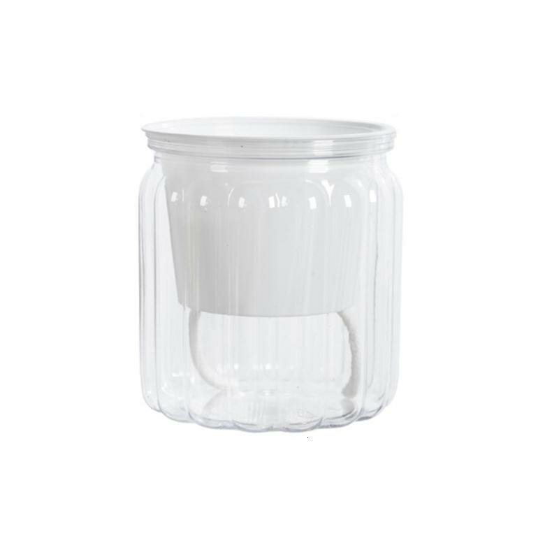 Самополивающийся горшок для подоконника, Прозрачный цвет