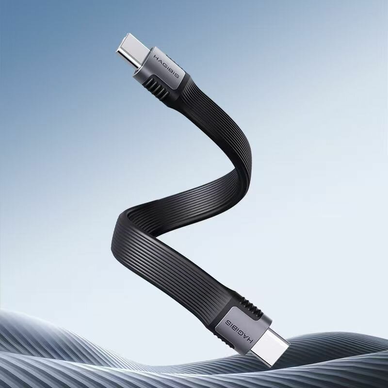 Кабель USB 4 Hagibis с 120 мм, зарядка 240 Вт, передача данных 40 Гбит/с, поддержка 8K 60Hz для iPhone 15 16 Pro Max, iPad, Thunderbolt 4/3, хаб, внешний SSD