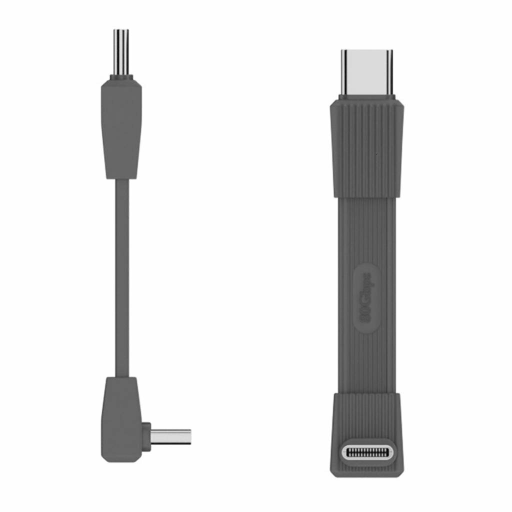Кабель USB-C для быстрой зарядки 240 Вт, Серый - 60mm