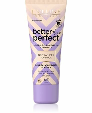 Тональный крем eveline cosmetics better than perfect, 03 light beige warm, 30 мл