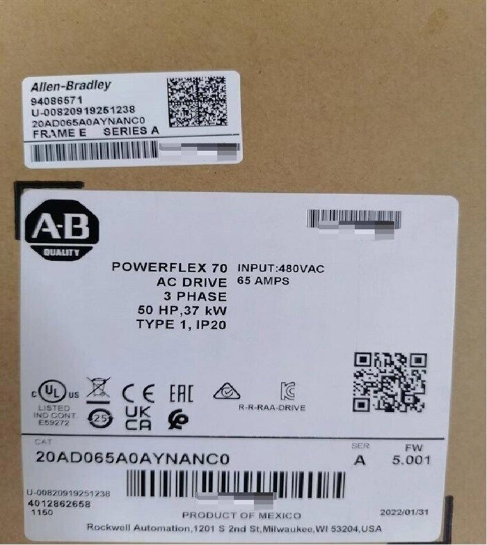 Модуль Allen-Bradley 20AD065A0AYNANC0