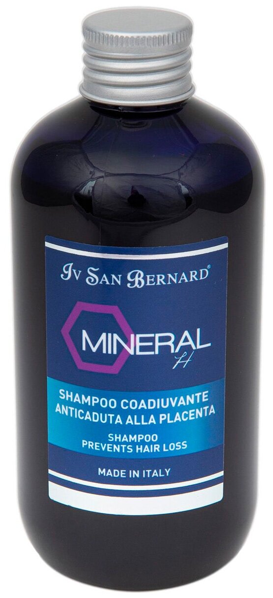IV SAN BERNARD MINERAL H SHAMPOO шампунь с экстрактом плаценты и микроэлементами для укрепления шерсти для собак и кошек (250 мл)
