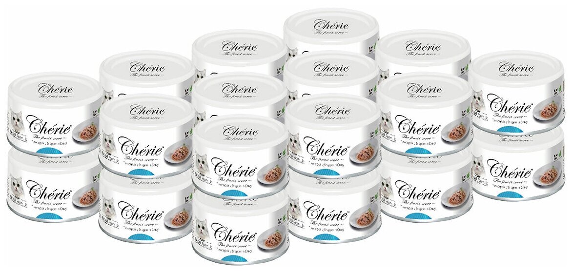 PETTRIC CHERIE ADULT CAT HAIRBALL CONTROL TUNA & SNAPPER для взрослых кошек для вывода шерсти с тунцом и люцианом в подливе (80 гр х 24 шт)