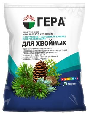 Характеристики модели Удобрение Гера для хвойных на Яндекс Маркете