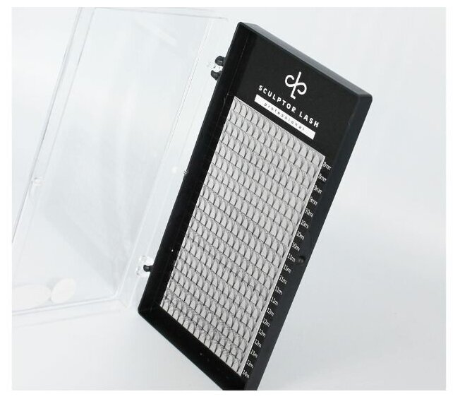 Ресницы (Черные, 5D, C, 0.07, 14мм) Sculptor Lash «Готовые пучки», 20 линий