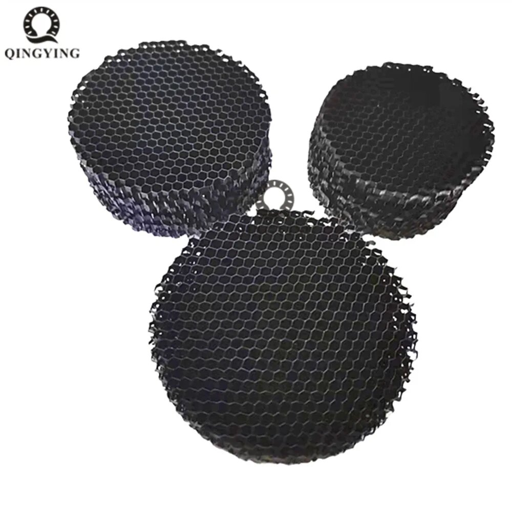 Светодиодный абажур черный алюминиевый 60mm