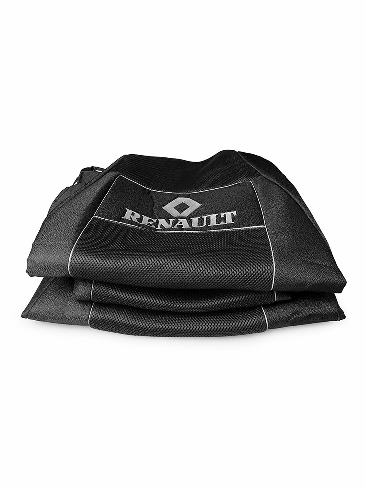 Чехлы на сиденья для RENAULT PREMIUM 2007 (1 ремень). Цвет чёрный. (Жаккард) Производство Россия. (13635)