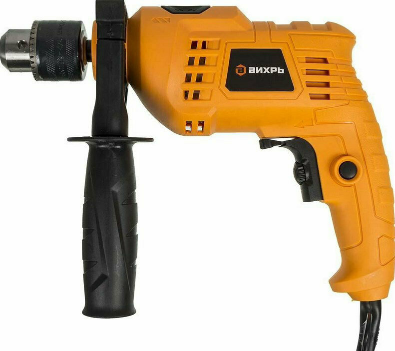 Дрель электрическая 500Вт ударная вихрь ДУ-500 72/8/7 500Вт ударная Вихрь ДУ-500
