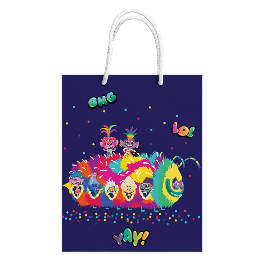 ND Play. Trolls Пакет подарочный малый-5 180*223*100 мм арт.287179