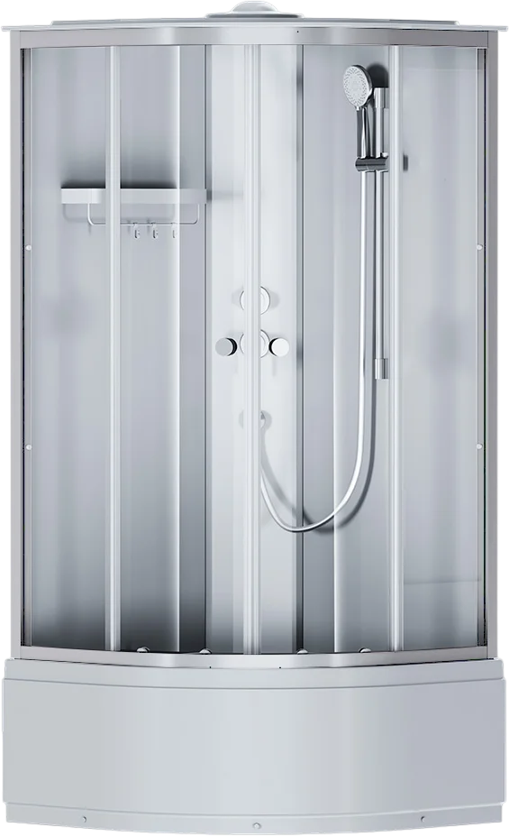 Душевая кабина Am.Pm X-Joy Deep W94C-401A-090MT 90х90 см, высокий поддон, матовый хром