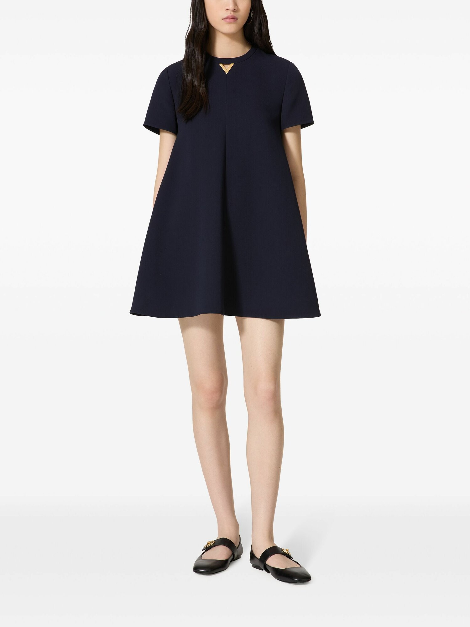Платье Valentino Structured Couture, размер 40, синий — фото 1