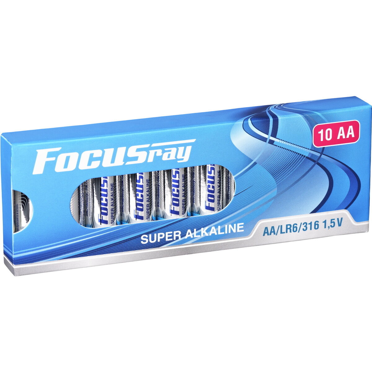 Батарейка FOCUSray Super Alkaline АA, 10 штук
