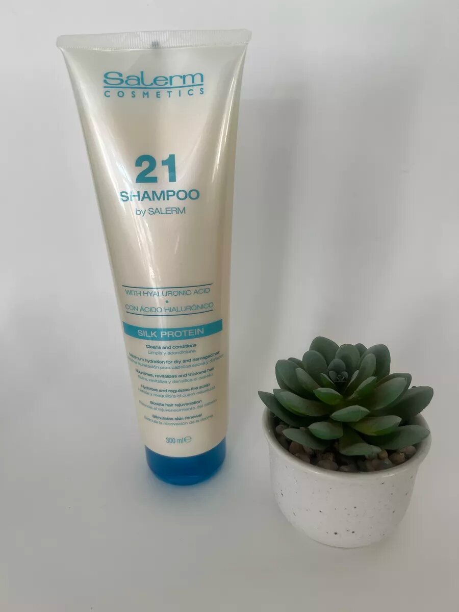 Шампунь Salerm S21, увлажняющий, с гиалуроновой кислотой, 300мл