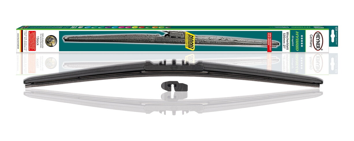 Щетка стеклоочистителя Heyner Hybrid, графитовое покрытие, 21"/53 см