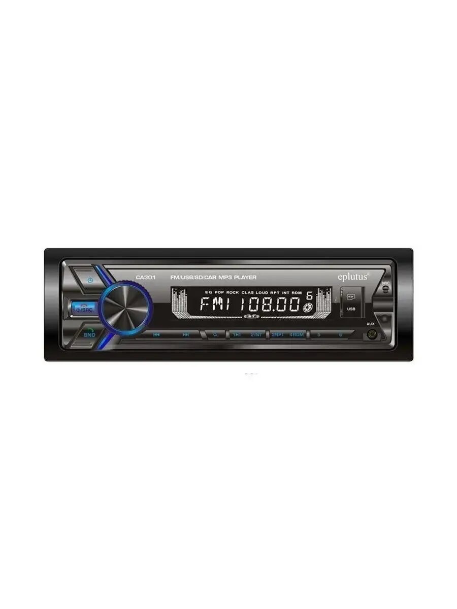 Автомагнитола 1 Din Eplutus CA301 с дисплеем LCD, Bluetooth