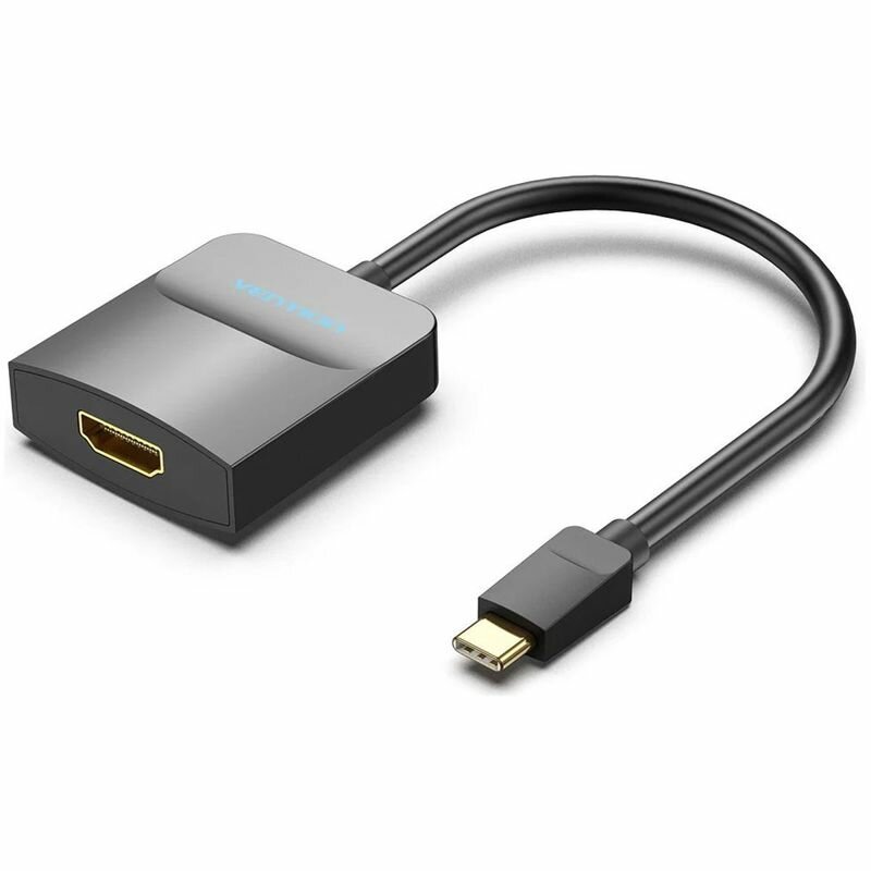 Vention Кабель-переходник USB3.1 Type-C->HDMI1.4 19F Vention TDCBB, позолоченные контакты (0.15м) (ret)