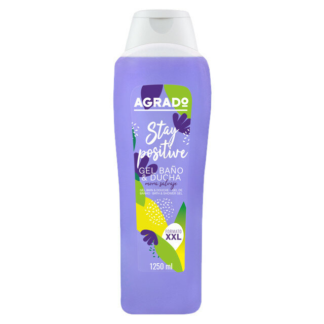 AGRADO Stay Positive гель для душа 1250 мл с освежающим цитрусовым ароматом
