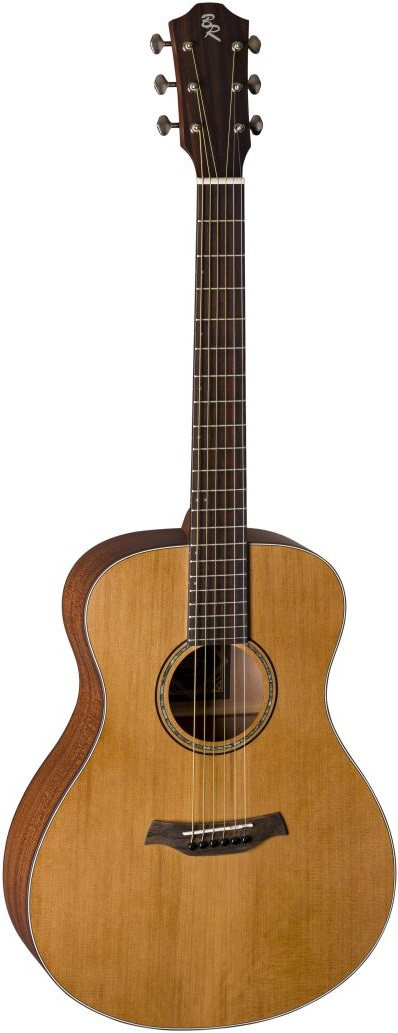BATON ROUGE X11C/F - акустическая гитара, фолк, 21 лад, верхняя дека: массив кедра, задняя дека и обечайка: красное дерево, накладка и бридж: овангкол, цвет натуральный