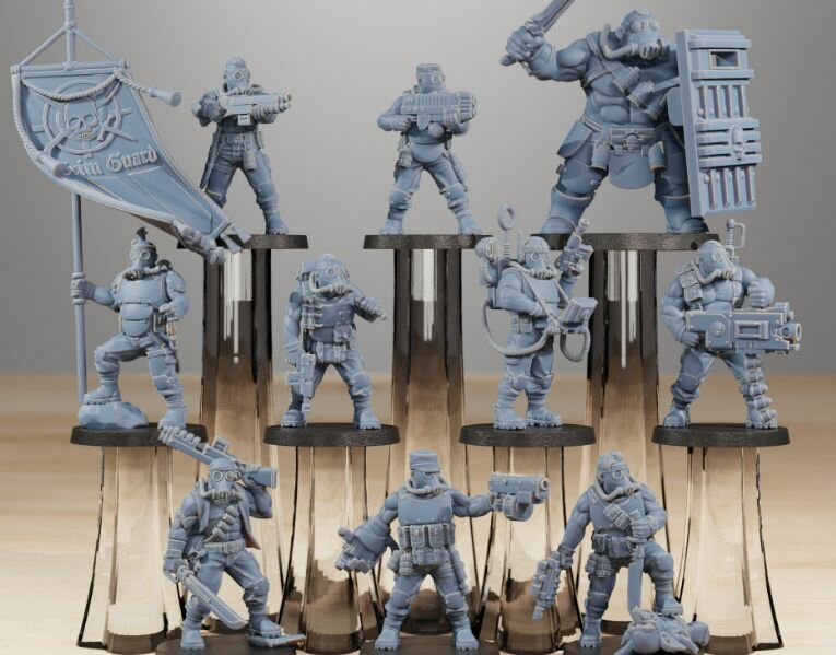Warhammer 40000 Миниатюра Grimguard hunters