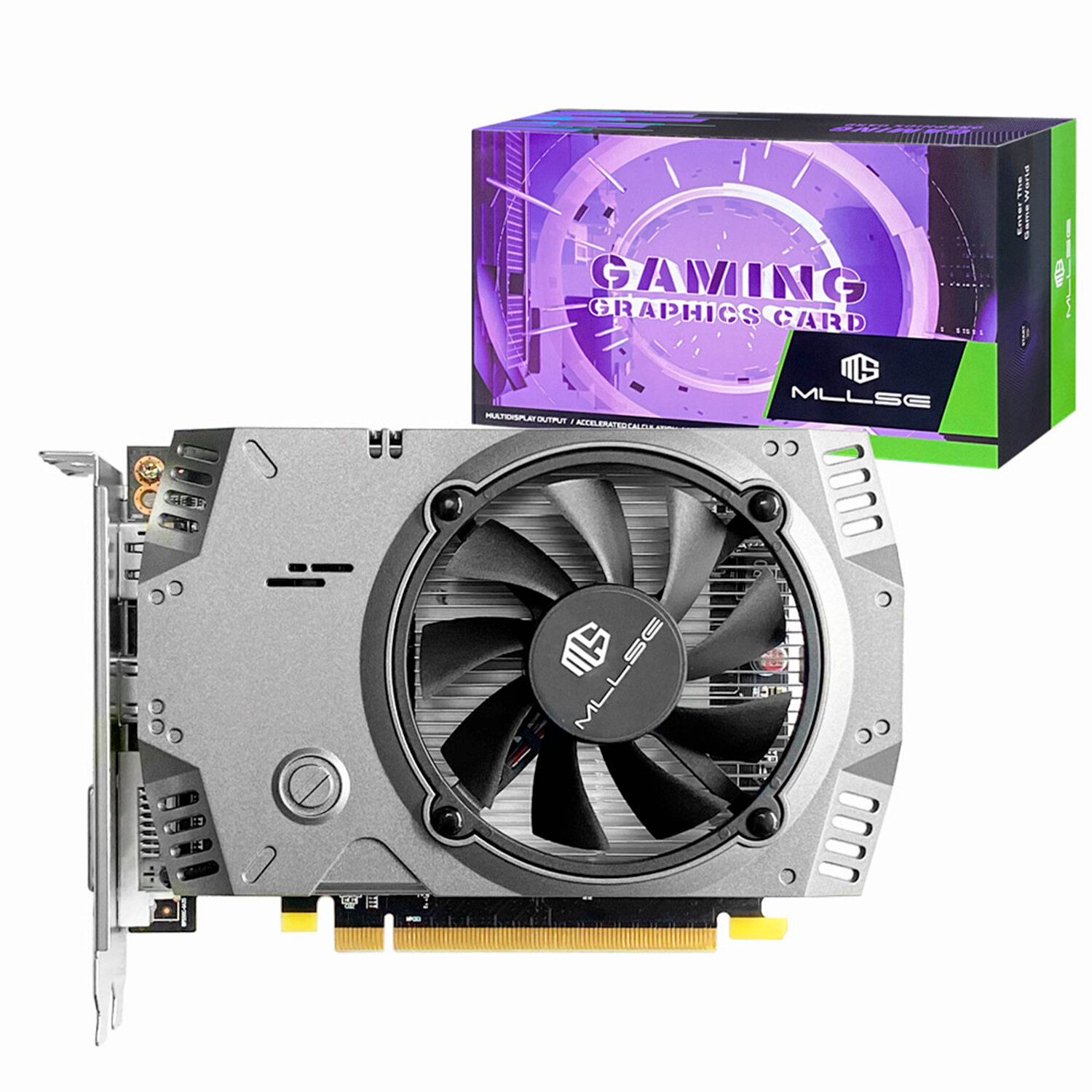 Видеокарта MLLSE Radeon RX 550, объем видеопамяти 4 GB, 3840×2400