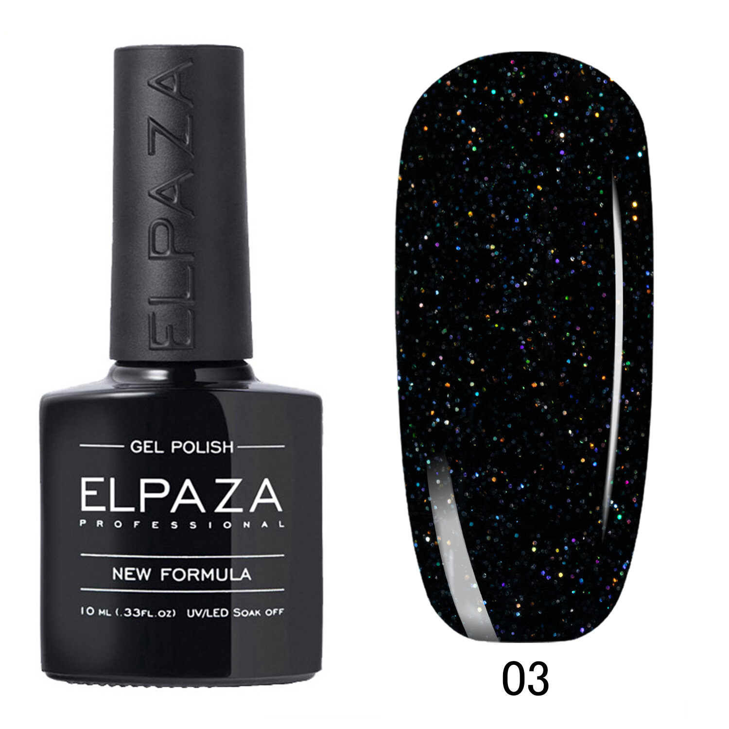 Гель-лак ELPAZA "SPARKLE" 03, 10 мл