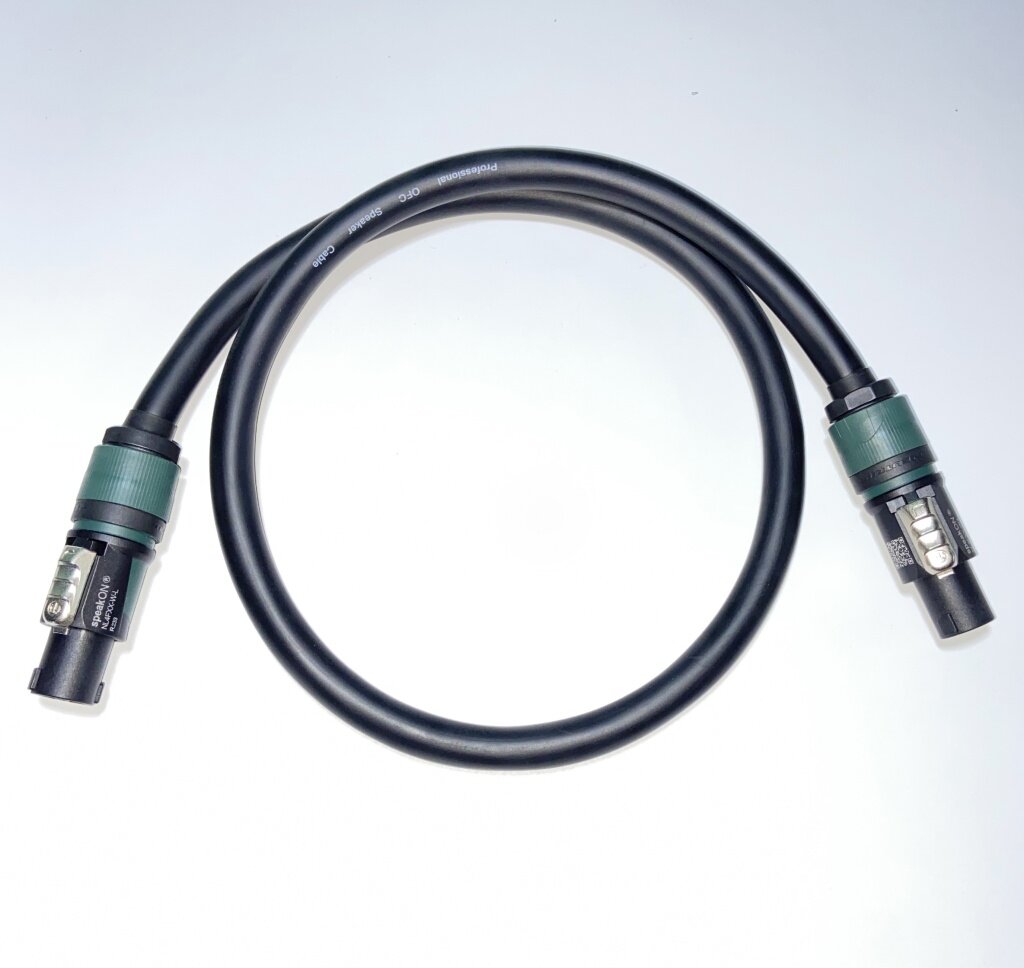 YES-SP002NE-1m Кабель акустический с разъёмами Neutrik Speakon, 1м, YES