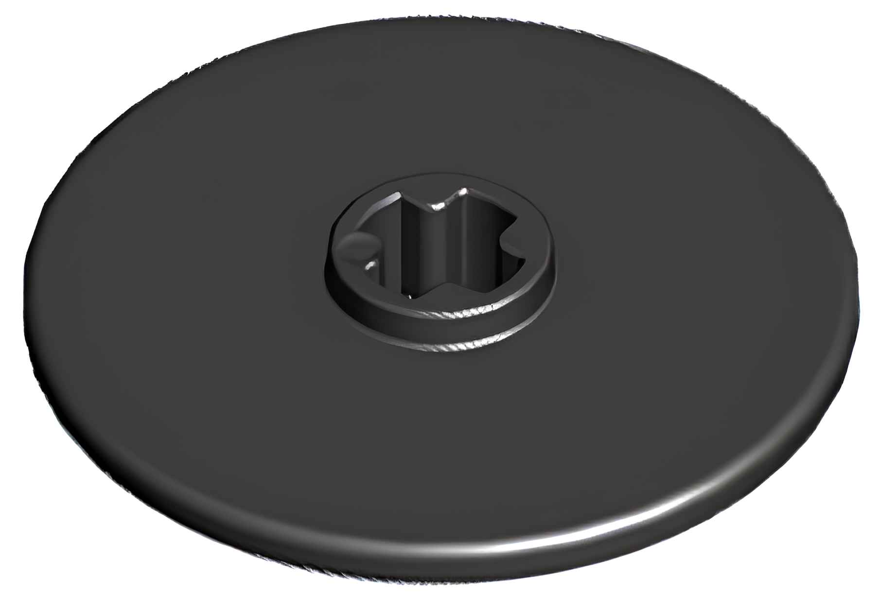 Technic, Disk 3 x 3, 2723 Black U