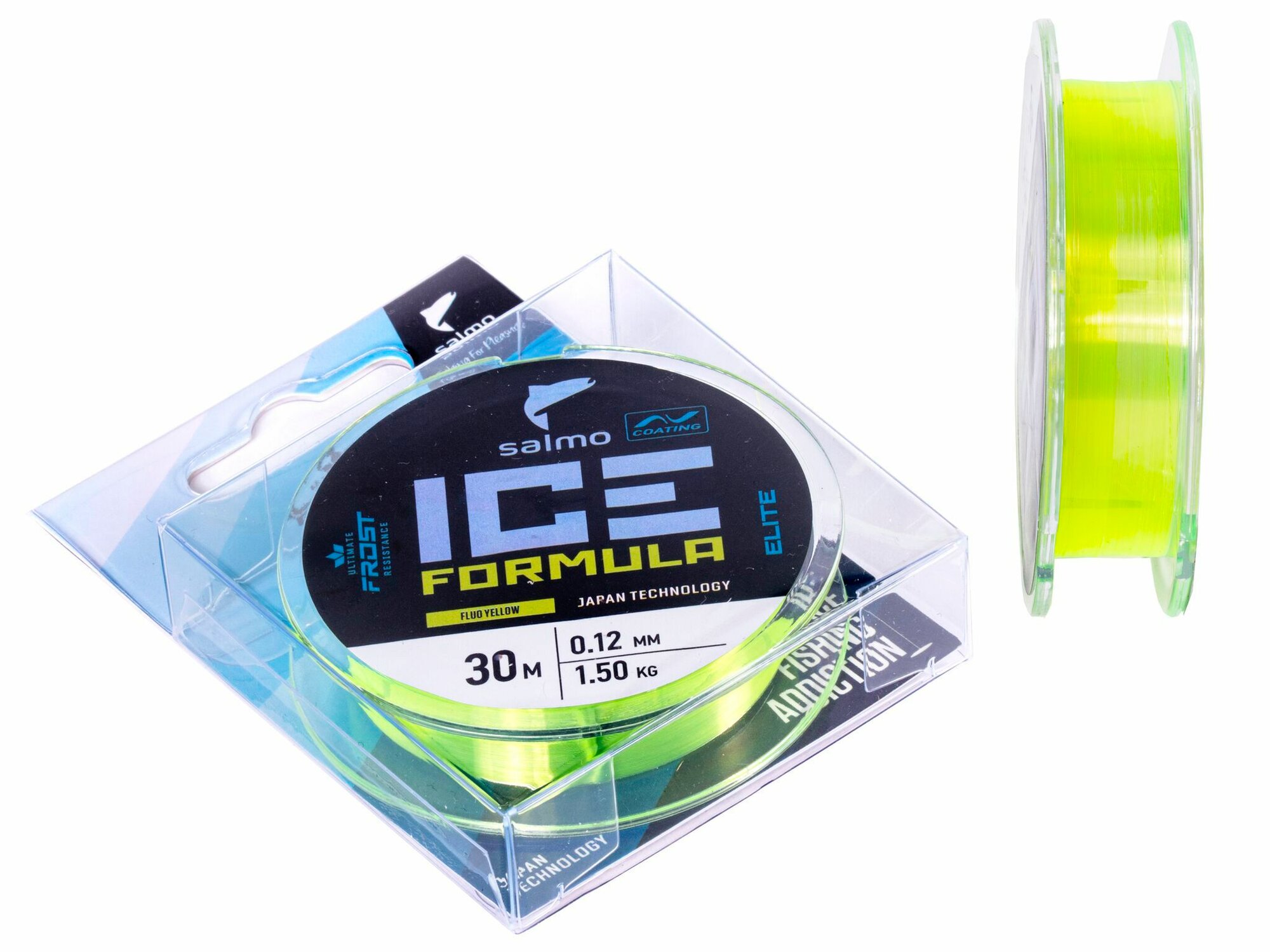 Леска монофильная зимняя Salmo Elite ICE FORMULA Fluo Yellow 030/012