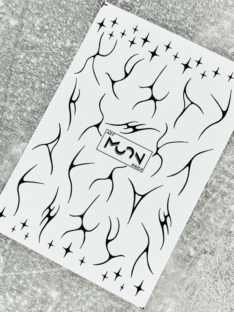 Слайдеры водные наклейки для ногтей. На любой фон. 7 на 10 см