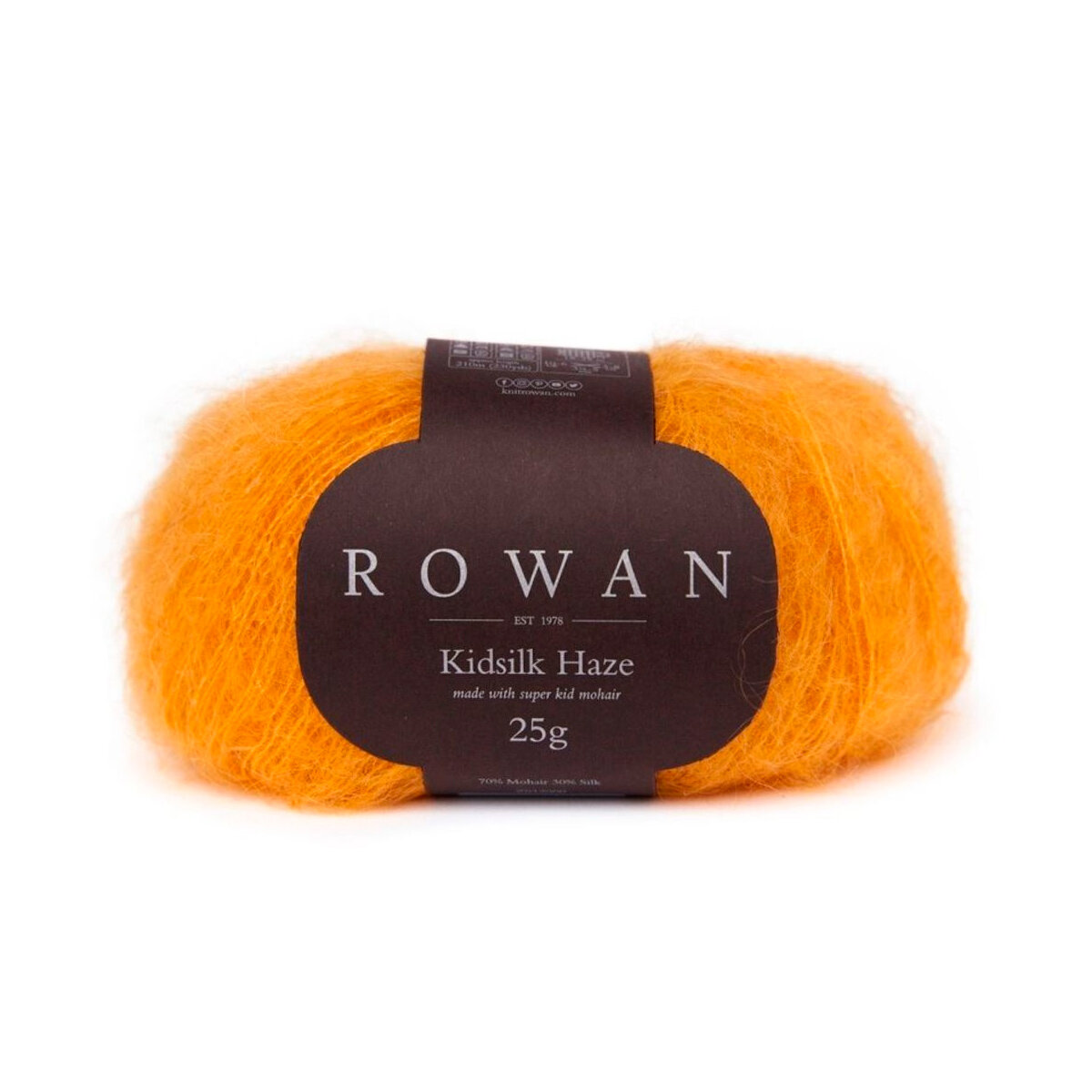 Kidsilk Haze /Кидсилк Хэйз/ пряжа Rowan, Z012000 (696, mineral (минерал), желтый)