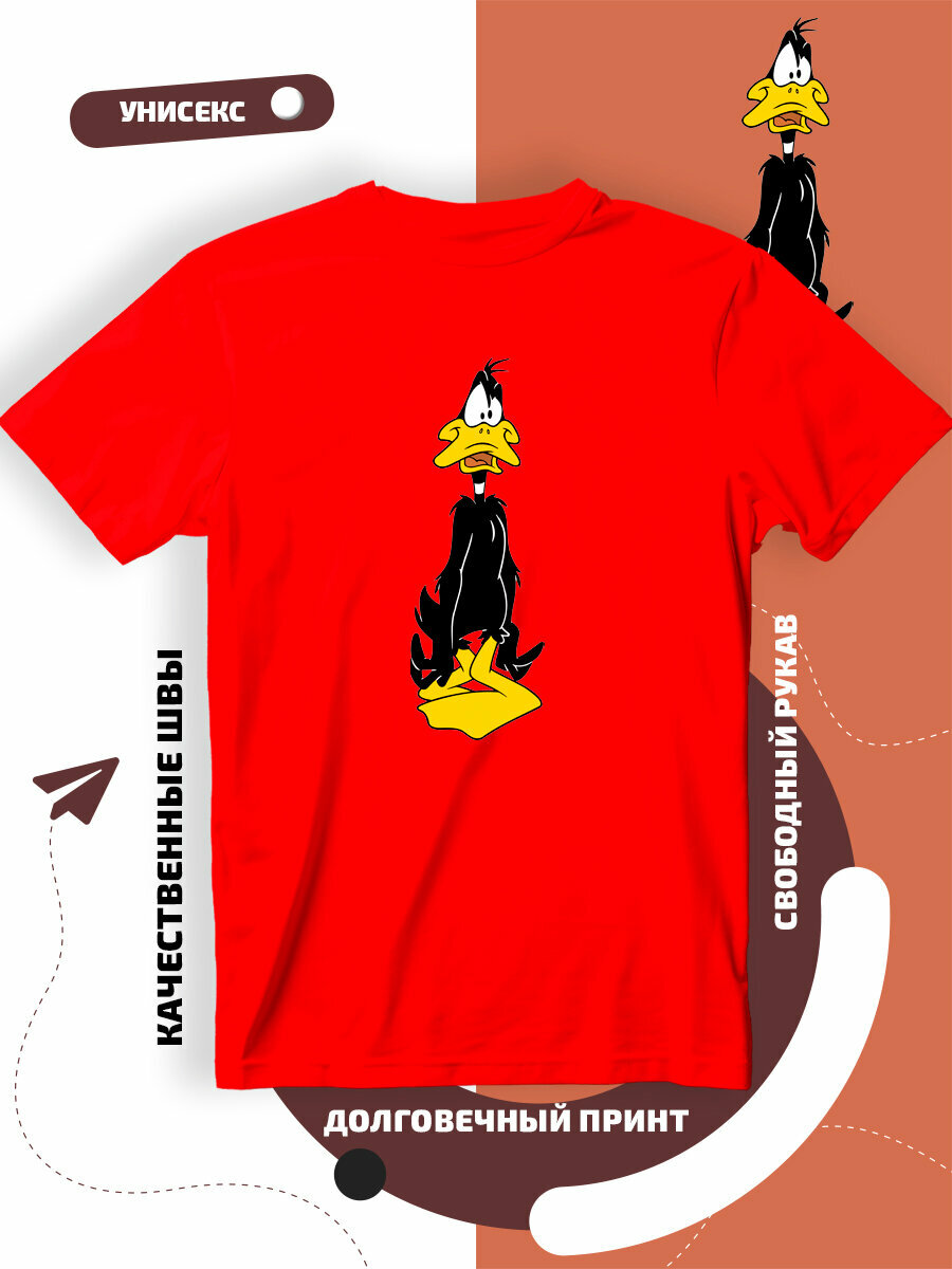 Футболка даффи дак daffy duck утка