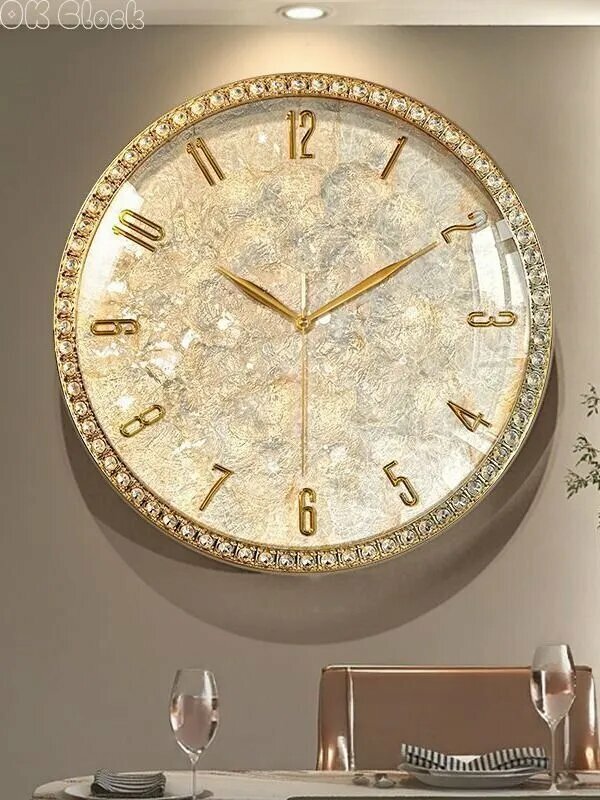 OFC Настенные часы "натуральные ракушки", 40 см х 40 см