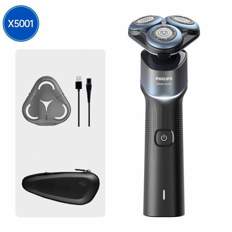 Электробритва Philips Norelco 7000 Series 6900, 3 бреющие головки, роторная