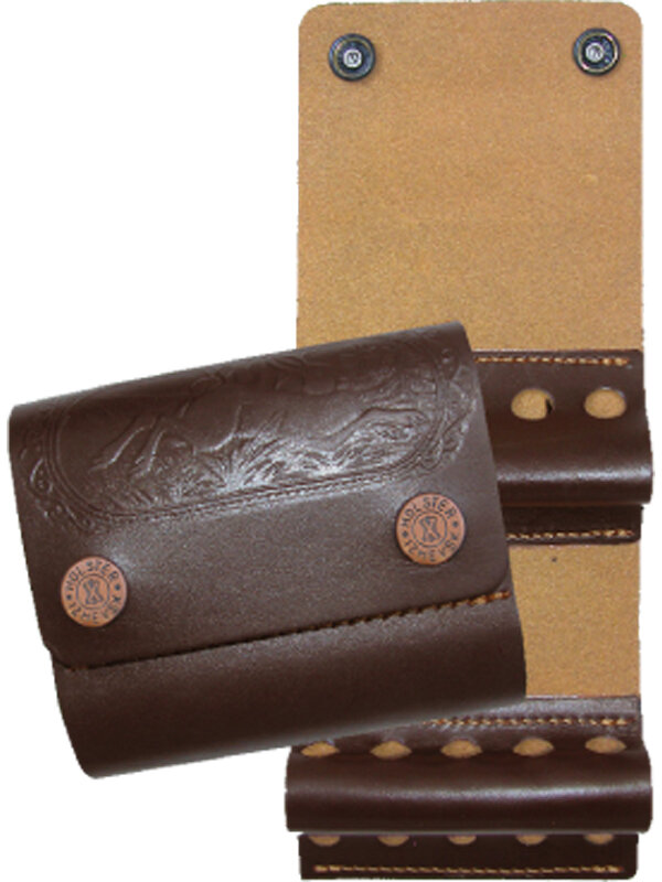 Хольстер Подсумок кожаный под 7,62х10 п-н патроны, для переноски и хранения