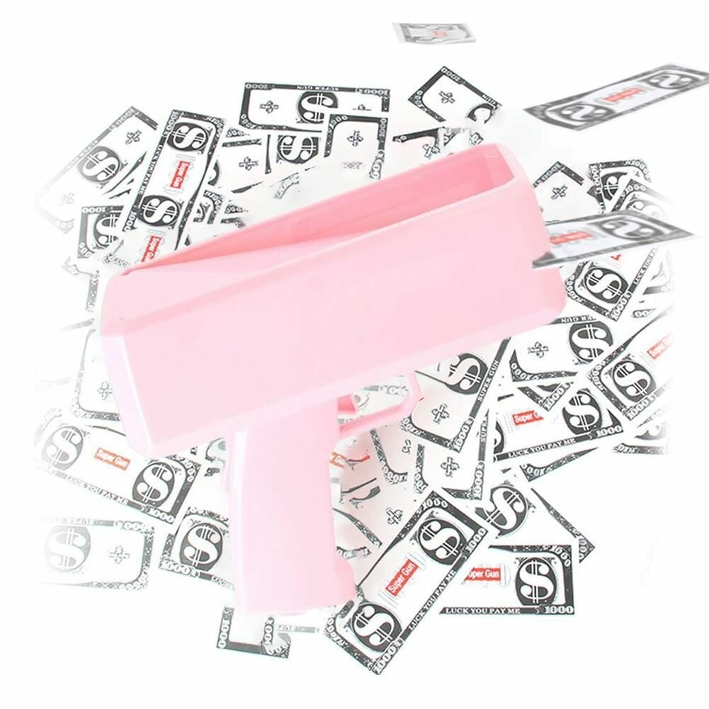 Деньгомет, денежный пистолет + подарок