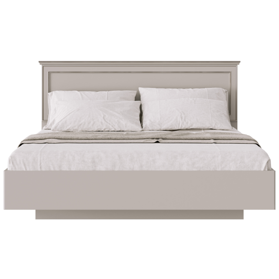 Кровать двуспальная БРВ Мебель FLORENCIA LOZ 160х200 без основания персидский жемчуг ш. 170 см, в. 33,5-115,5 см, д. 204,5 см