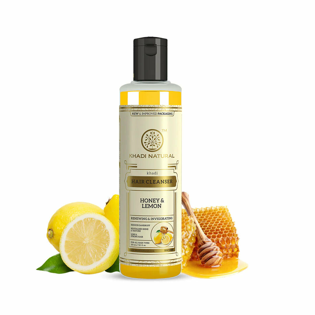 Шампунь для волос Мед и лимон Кхади Натурал (Khadi Natural Honey & Lemon Hair Cleanser) 210 мл