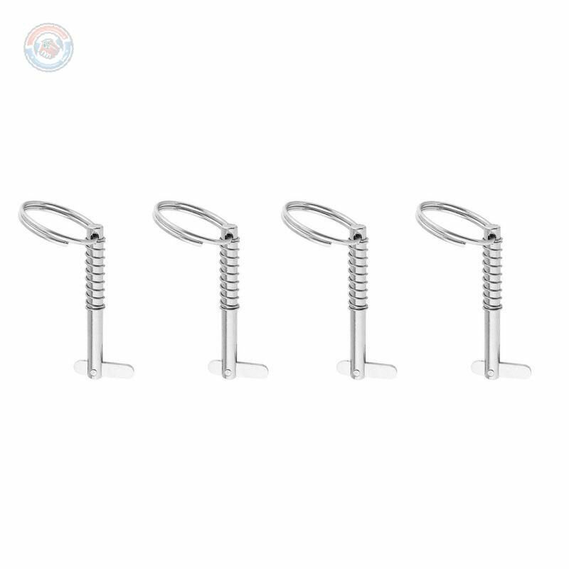 Комплект быстросъемных штифтов из нержавеющей стали для крепления тентов лодки и судового оборудования морской класс 4 шт